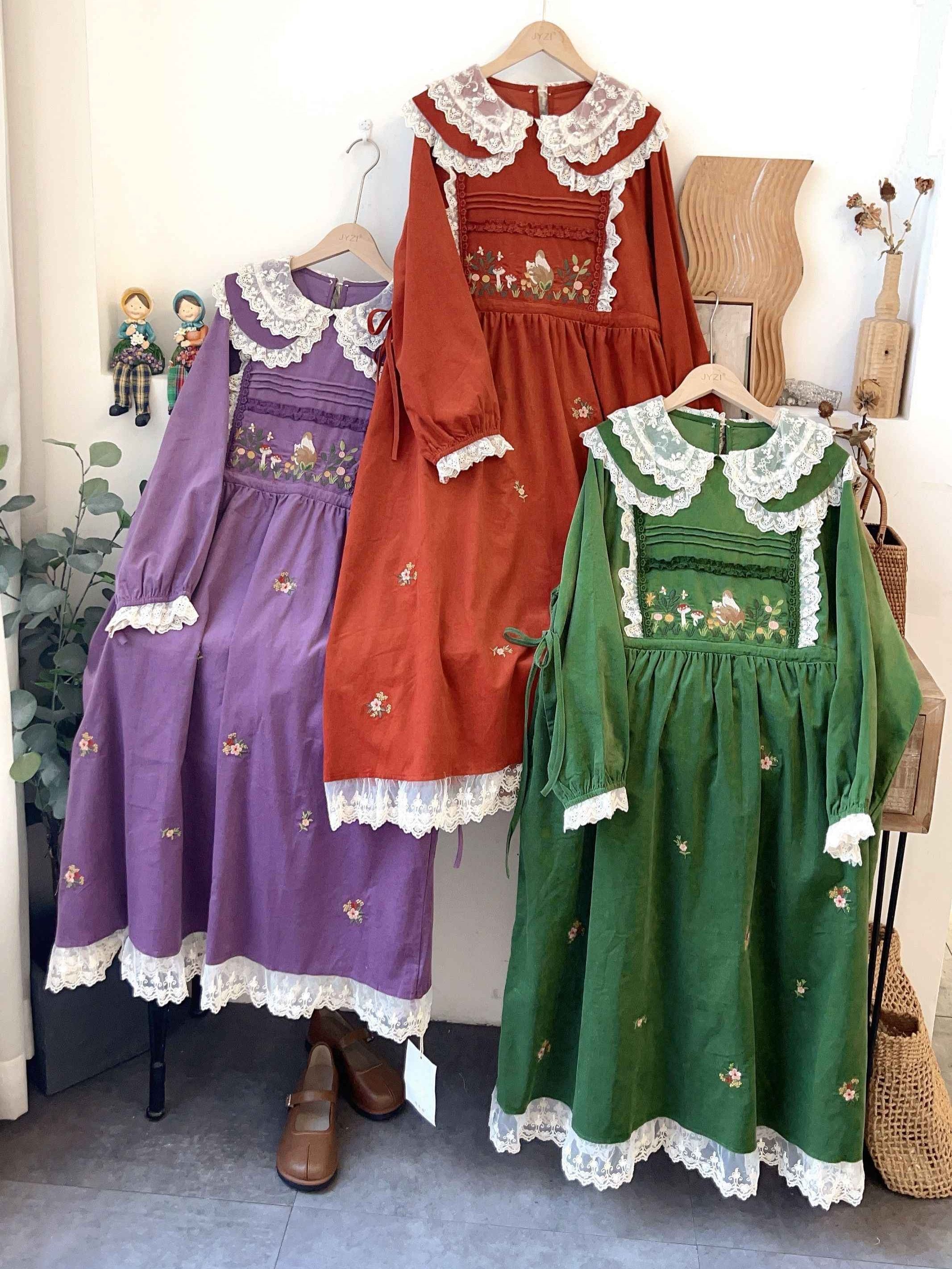 Forestcore Corduroy Dress– The Cottagecore