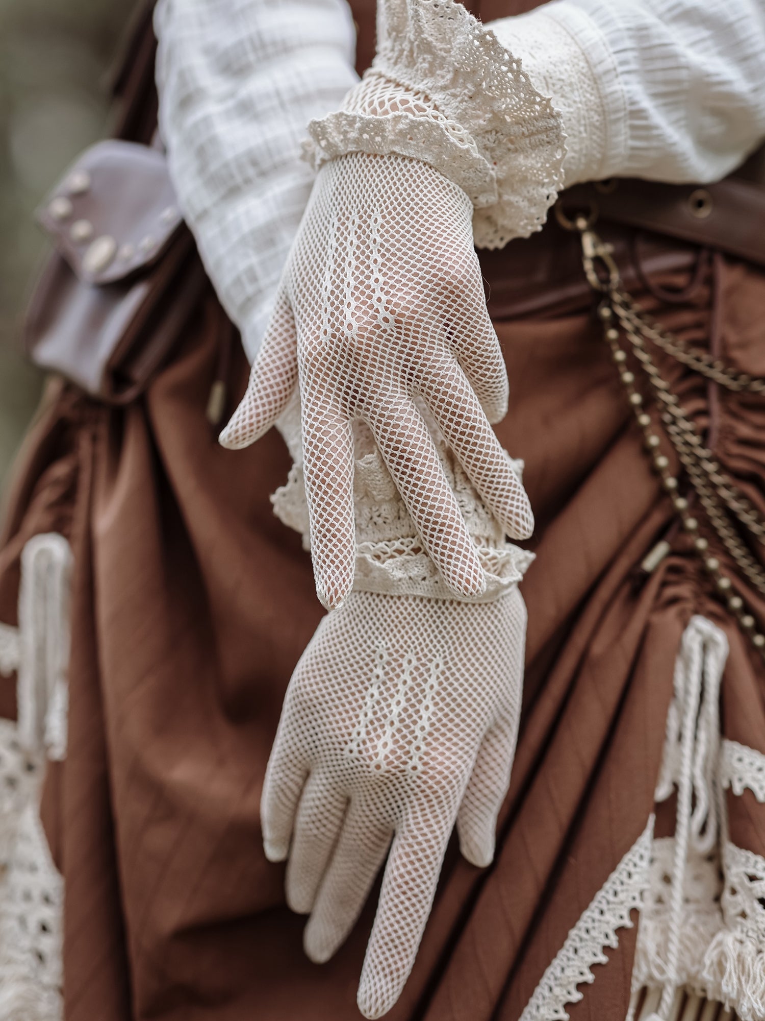 Victorian Mesh Lace Gloves– The Cottagecore