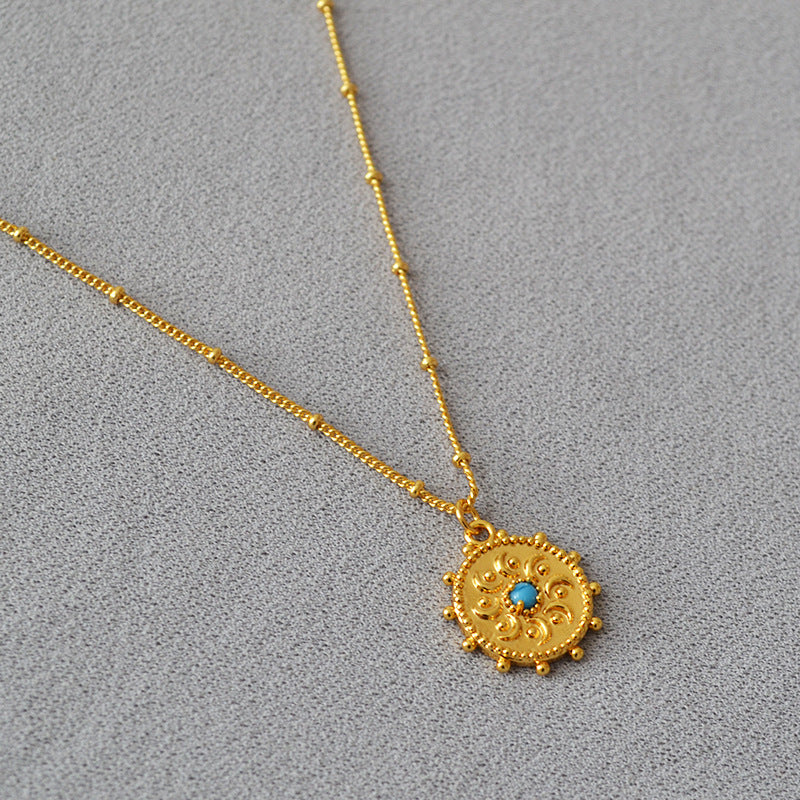 Royal Embossed Pendant Necklace– The Cottagecore