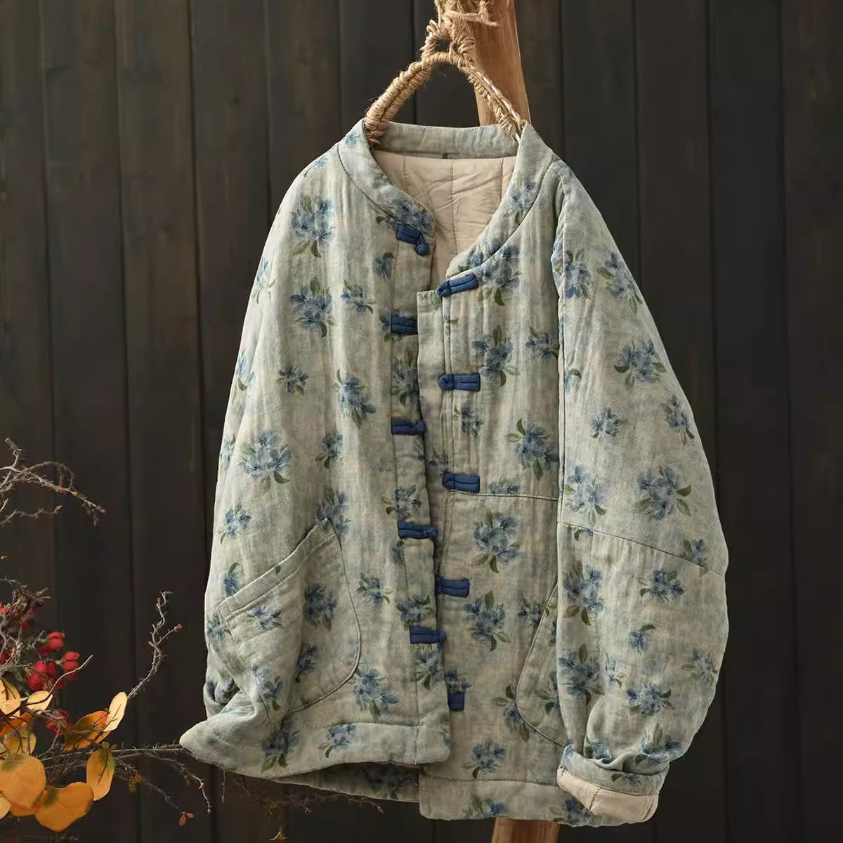 Cotton Floral Quilted Jacket– The Cottagecore