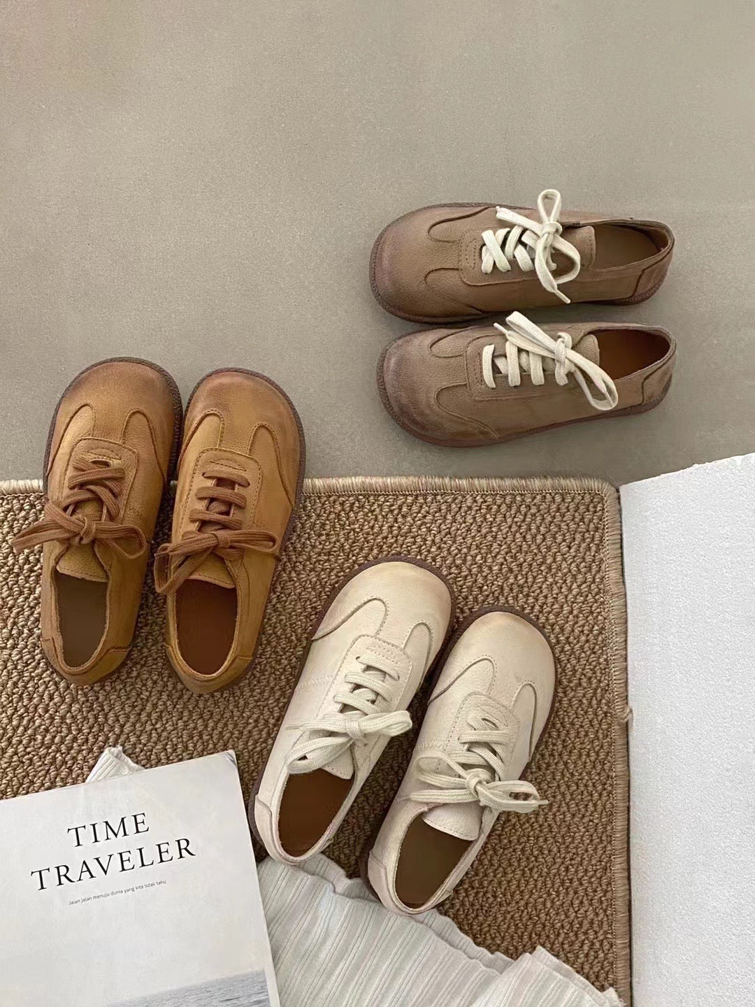 Handmade Lace Up Leather Shoes– The Cottagecore