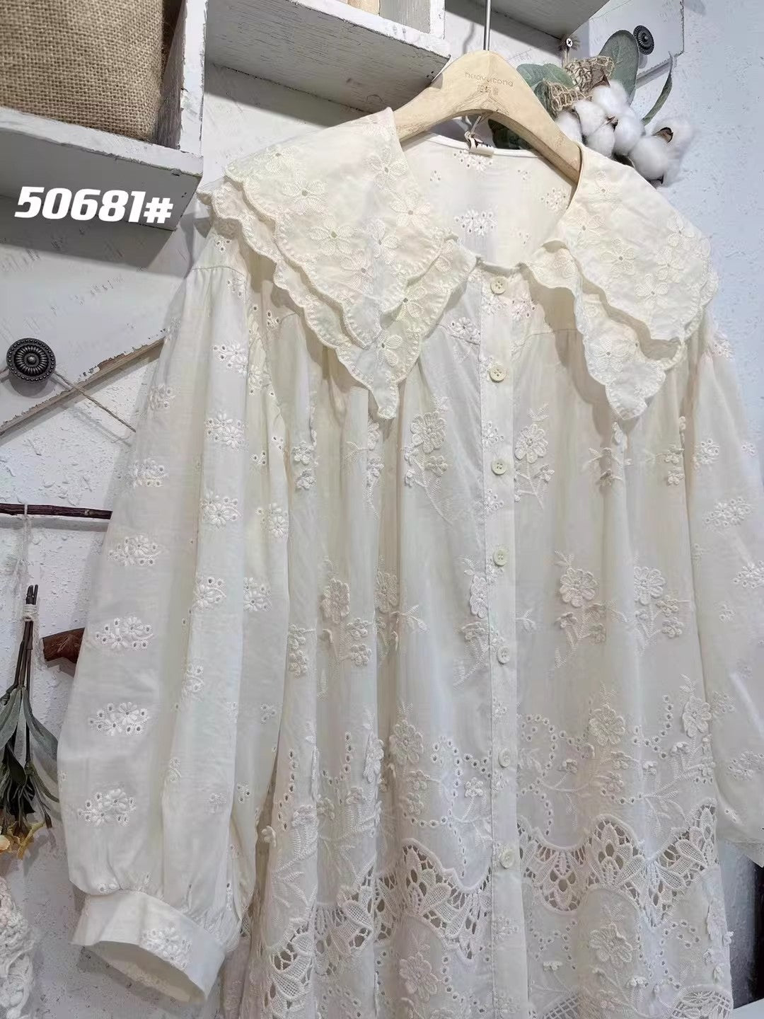 Pure Cotton Lace Shirt– The Cottagecore