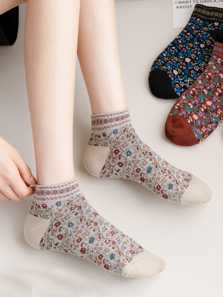Mori Floral Ankle Socks– The Cottagecore