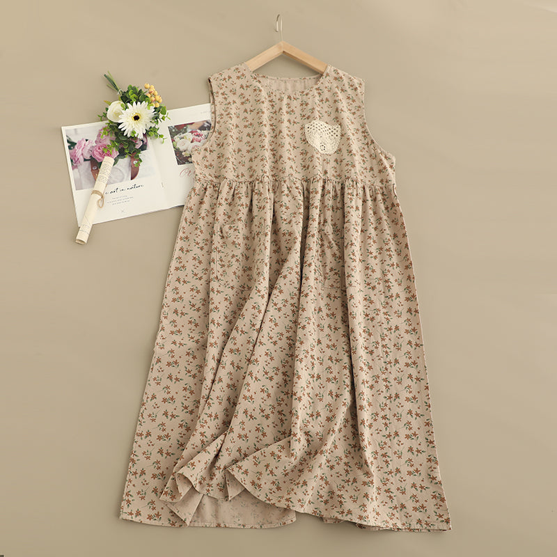 Farmcore Floral Print Overall Dress– The Cottagecore