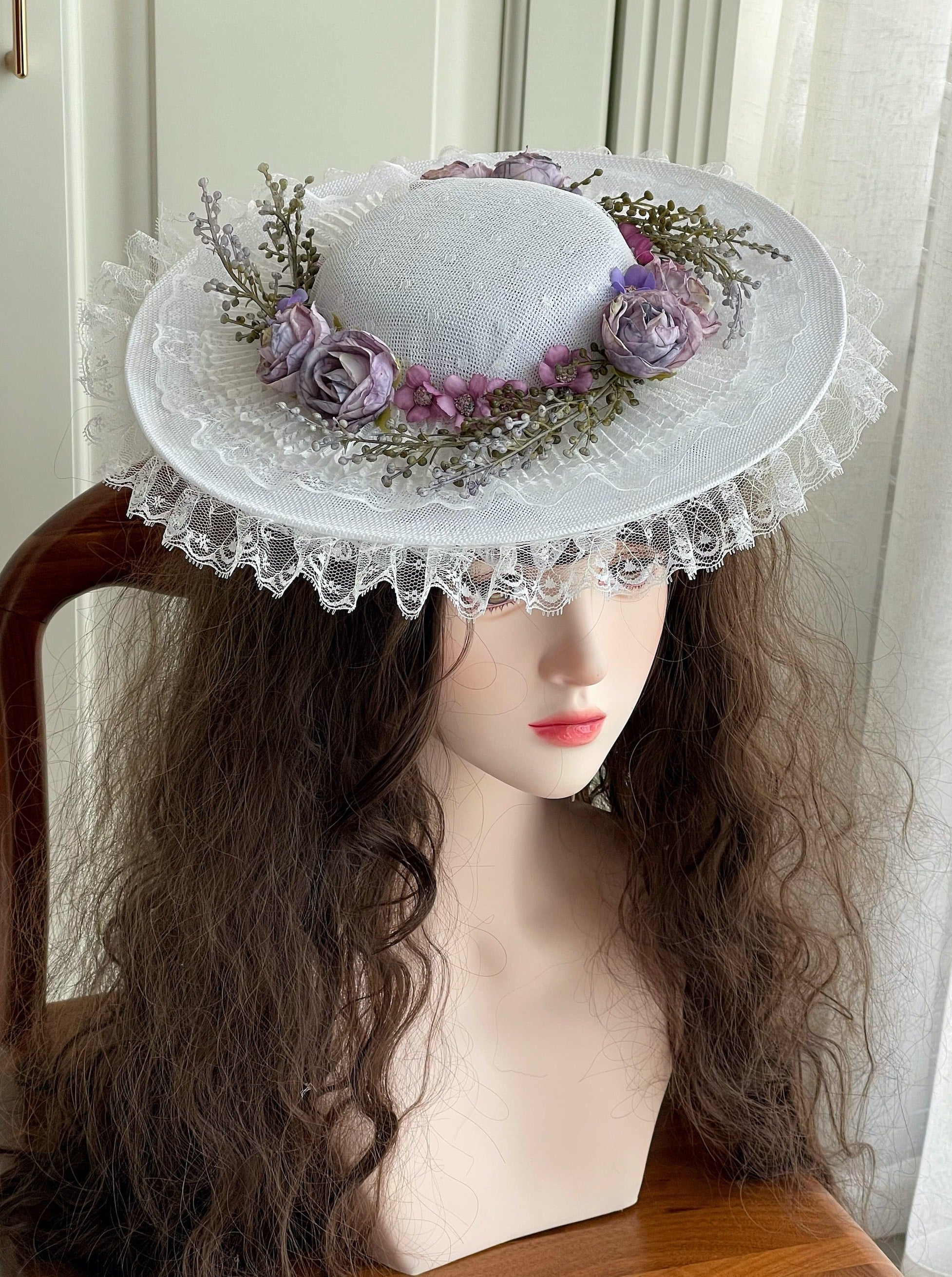 Mori Lace Trim Hat– The Cottagecore