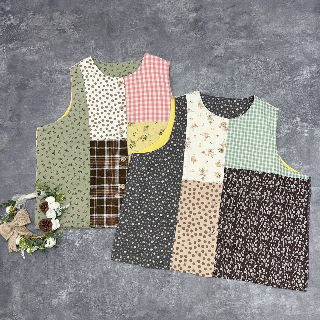 Mori Girl Patchwork Vest– The Cottagecore