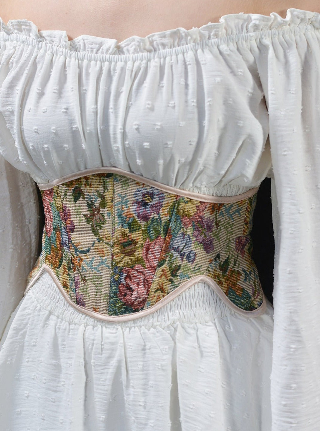 Lace Up Vintage Panting Short Corset– The Cottagecore