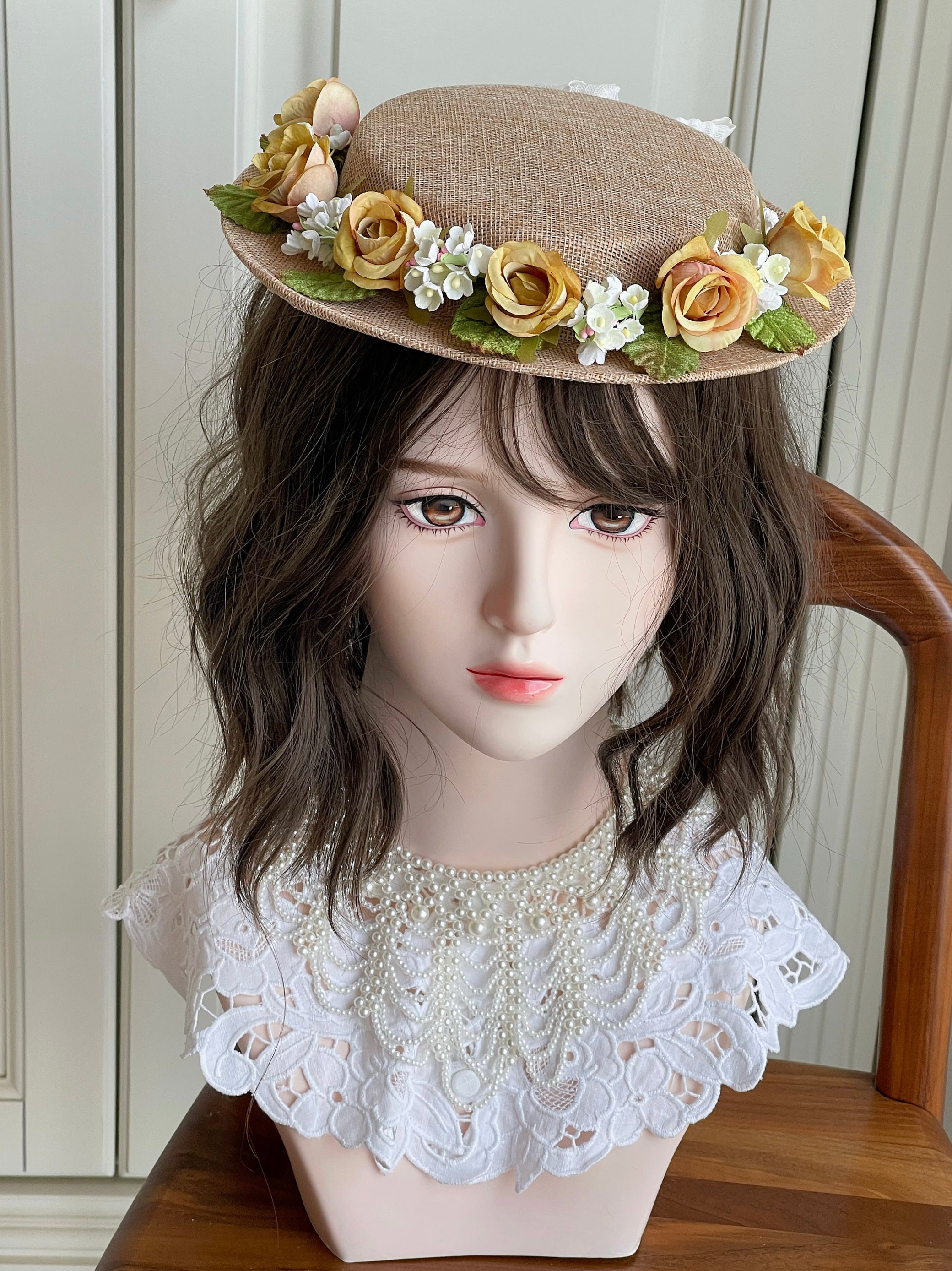 Vintage Flower Lace Hat– The Cottagecore