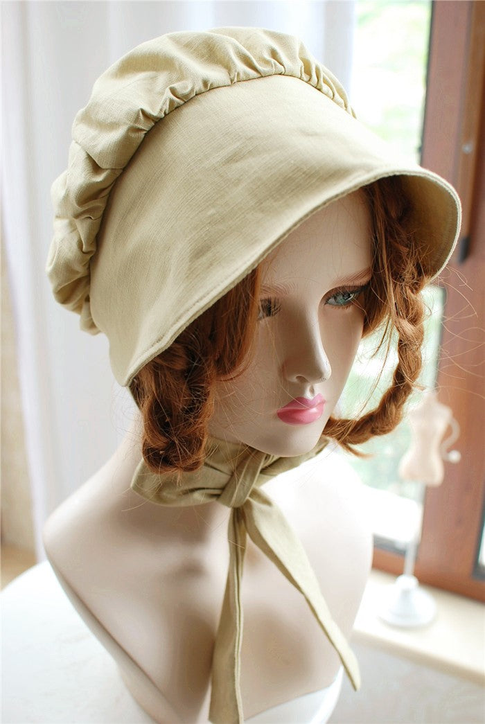Prairie Solid Color Bonnet Hat– The Cottagecore