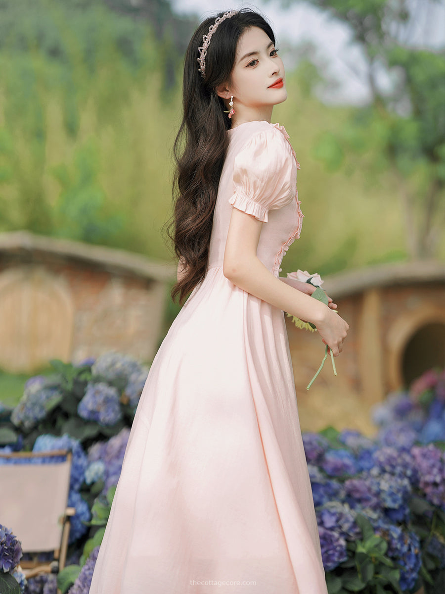 Pink Cottagecore Dress– The Cottagecore