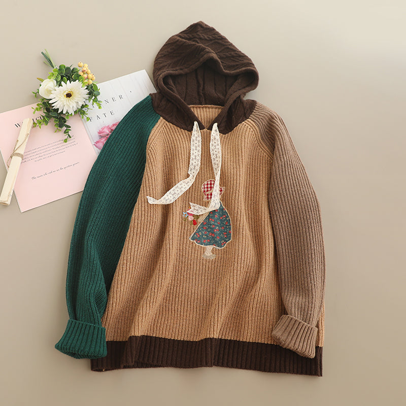 Cute Knitted Hoodie– The Cottagecore