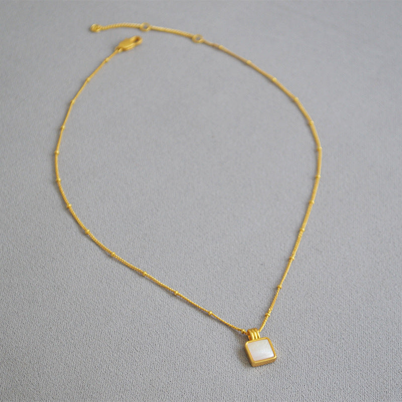 Square Pendant Necklace– The Cottagecore