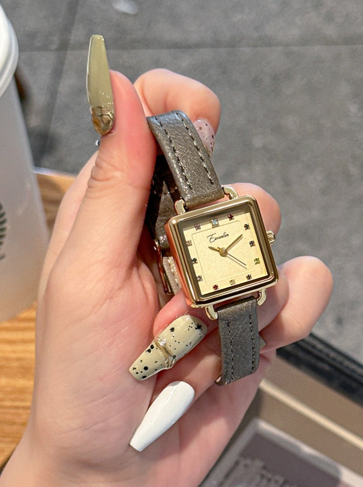 Retro Leather Strap Watch– The Cottagecore