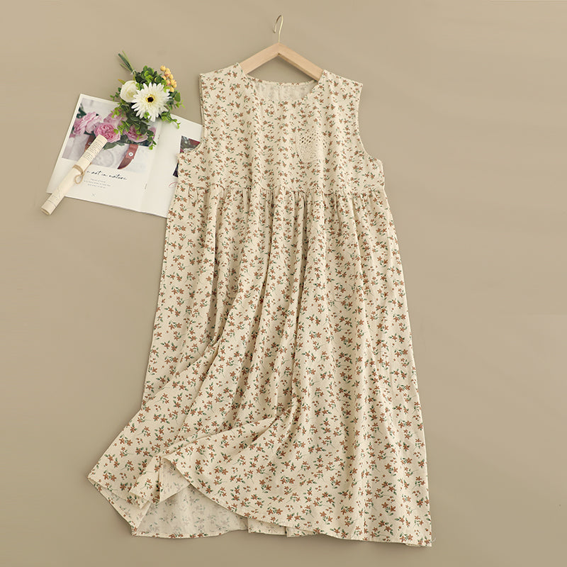 Farmcore Floral Print Overall Dress– The Cottagecore