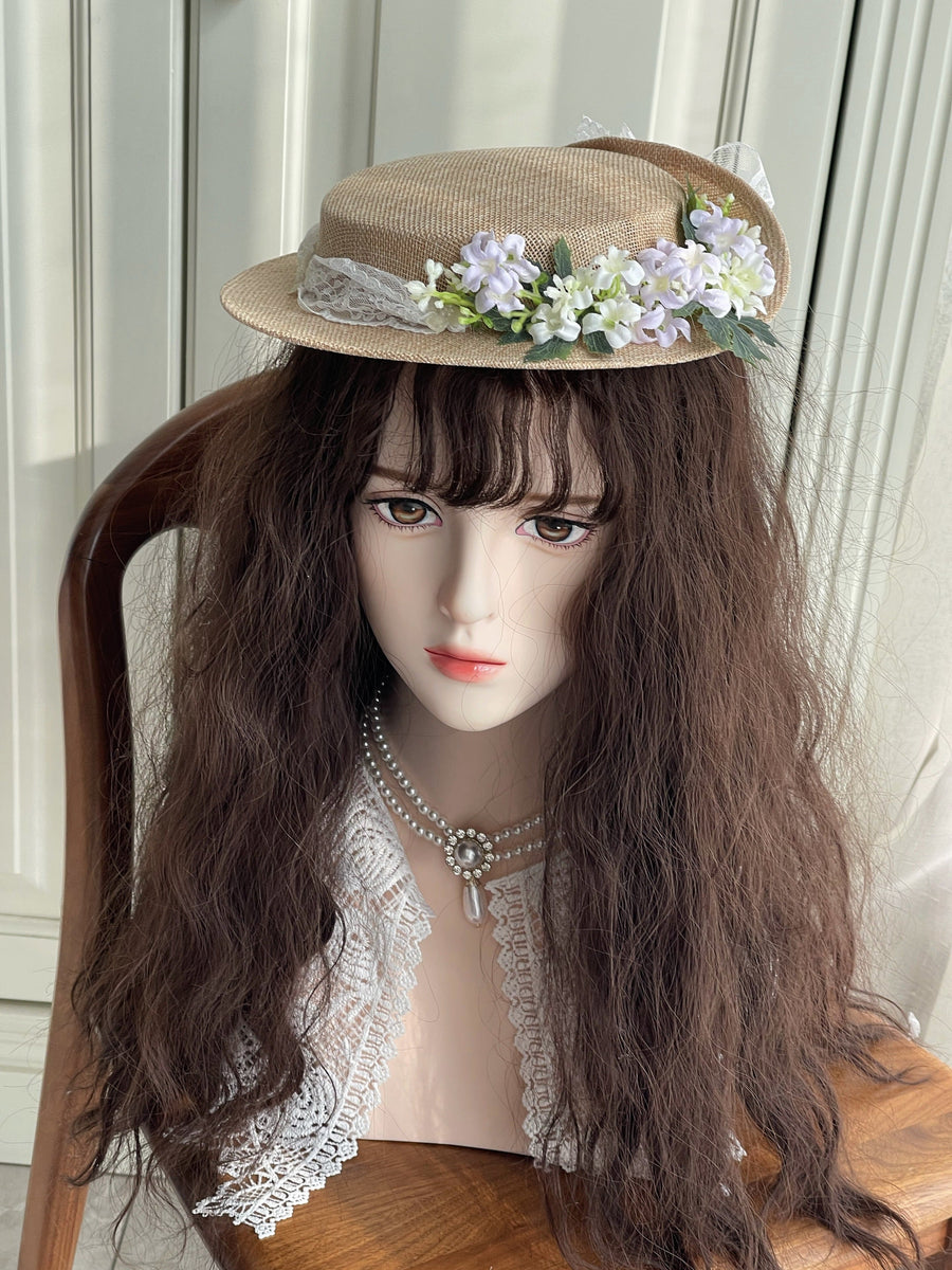 Vintage Floral Lace Hat– The Cottagecore
