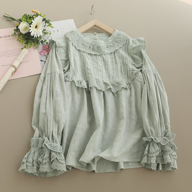 Ruffled Lace Shirt– The Cottagecore