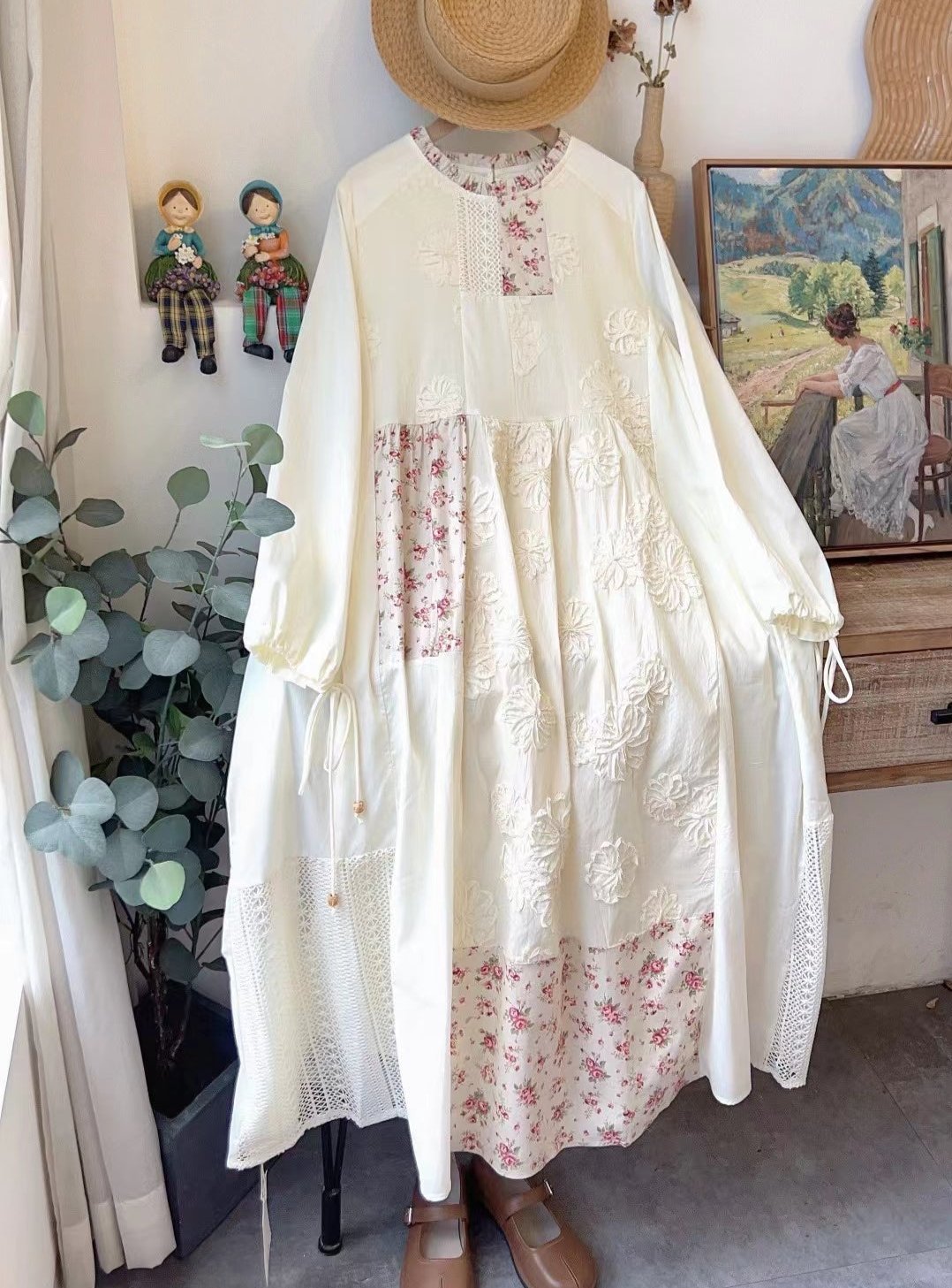 Farmcore Patchwork Dress– The Cottagecore