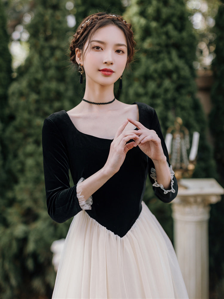 Princesscore Vintage Fake 2pcs Dress– The Cottagecore