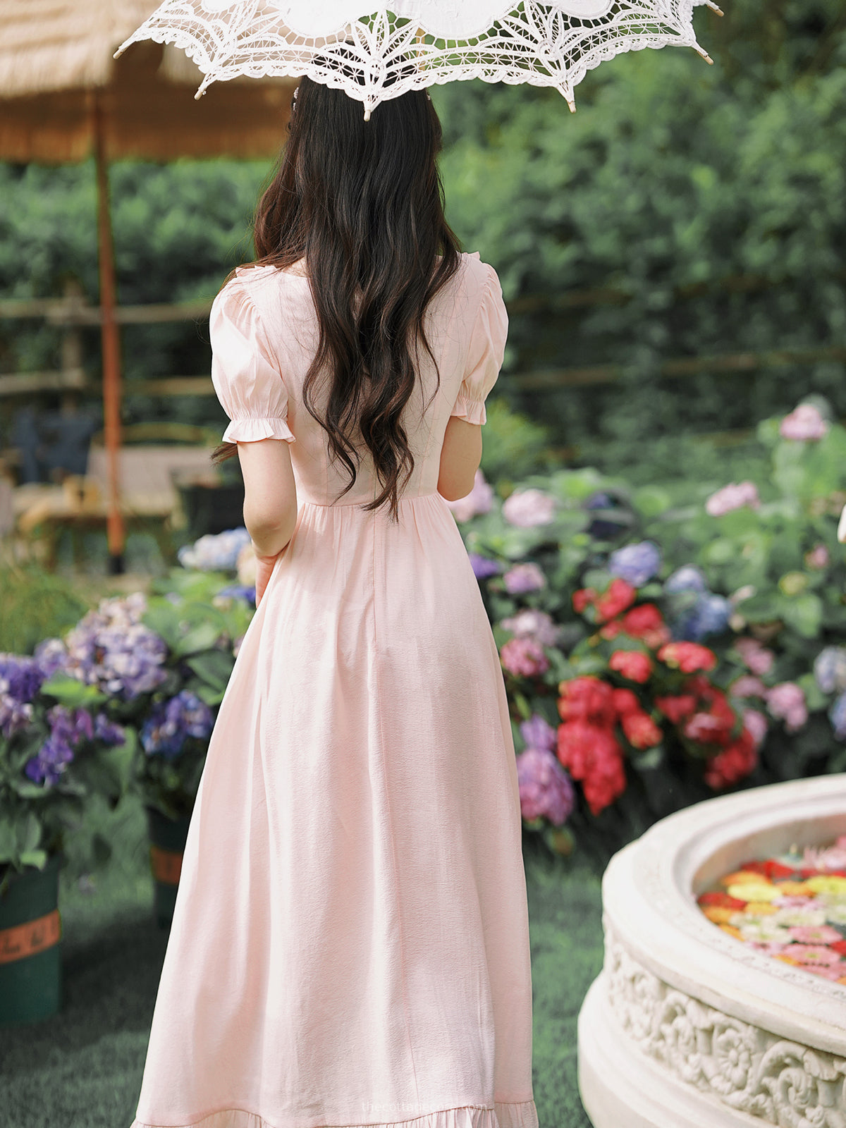 Pink Cottagecore Dress– The Cottagecore