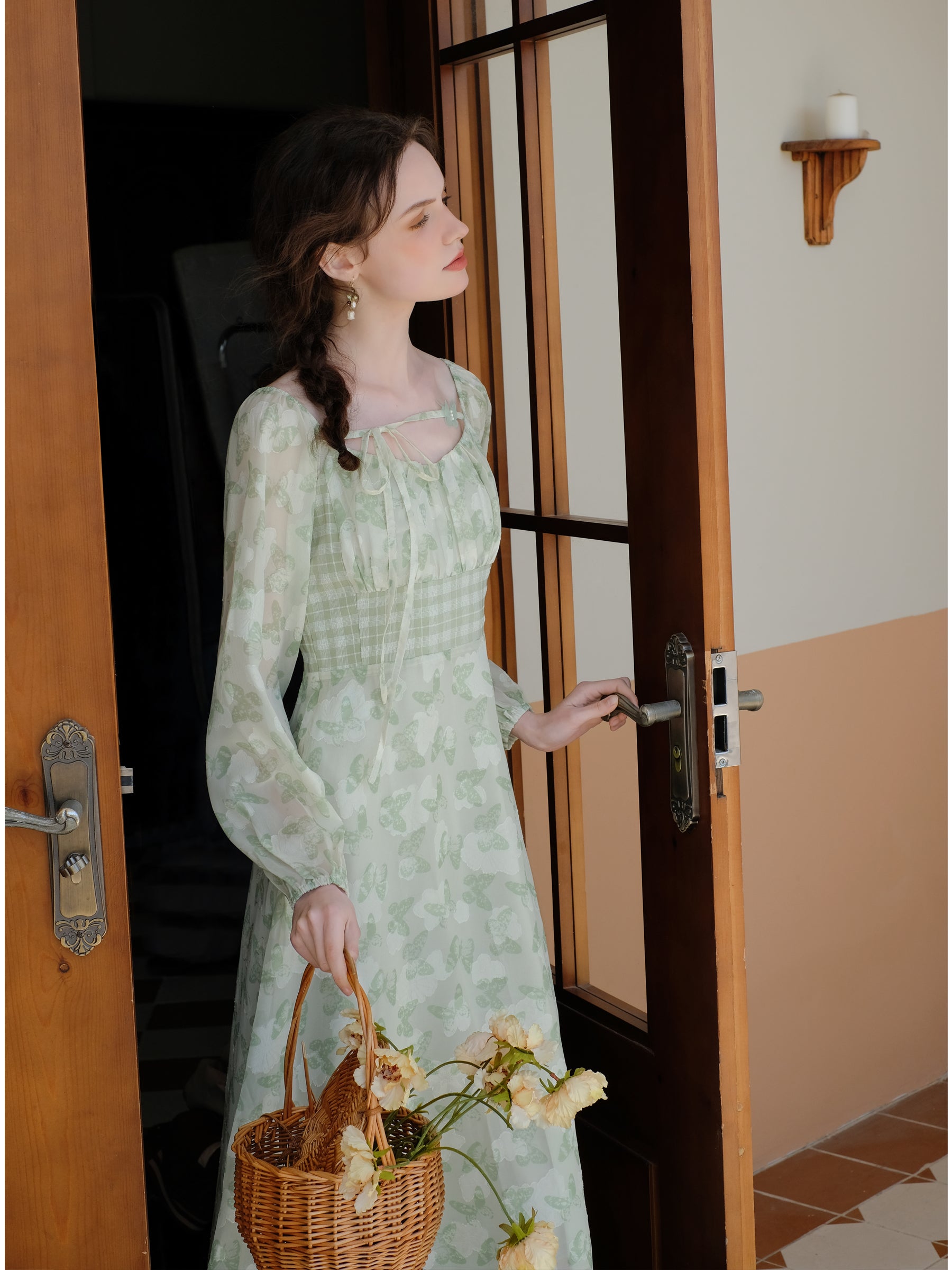 Green Cottagecore Dress– The Cottagecore
