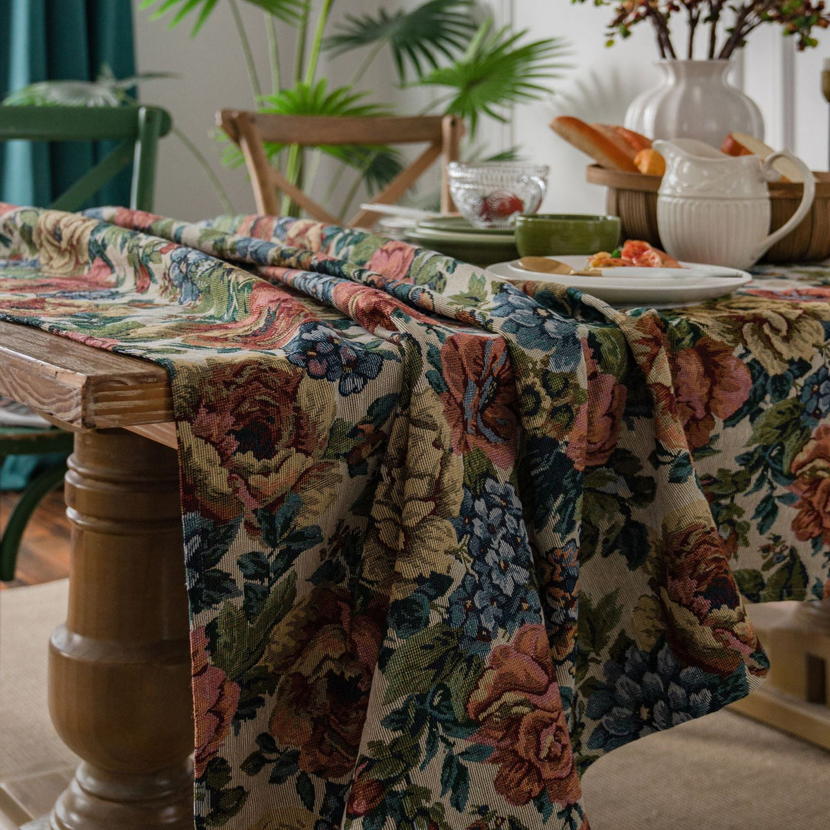 Vintage Floral Tablecloth– The Cottagecore