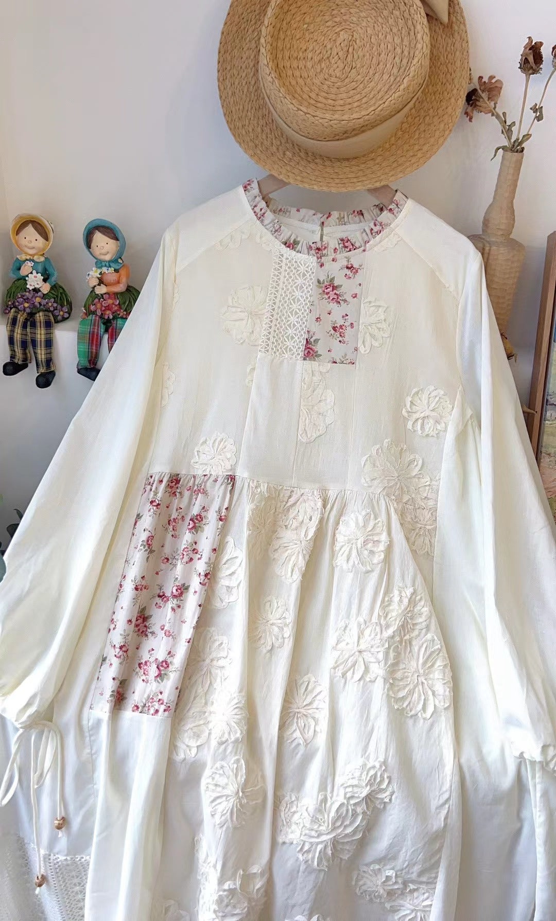 Farmcore Patchwork Dress– The Cottagecore