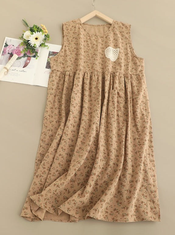 Farmcore Floral Print Overall Dress– The Cottagecore