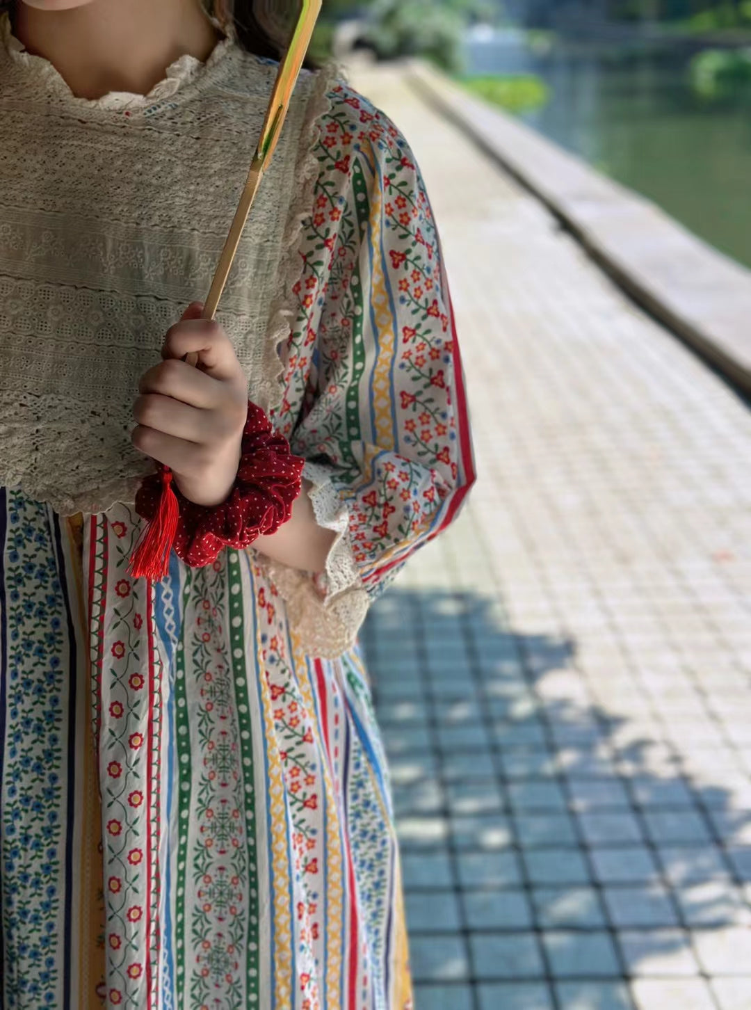 Forestcore Patchwork Dress– The Cottagecore