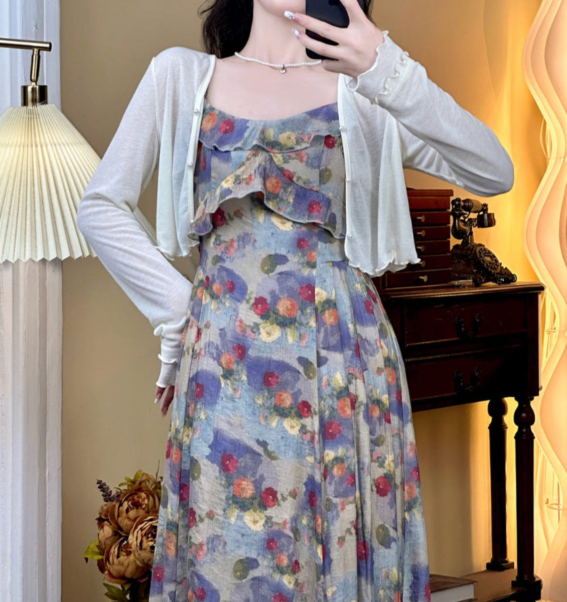 Fairycore Floral Printed Dress– The Cottagecore