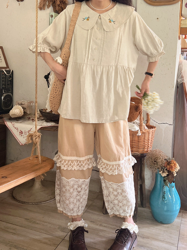 Cute Lace Trim Bloomers– The Cottagecore