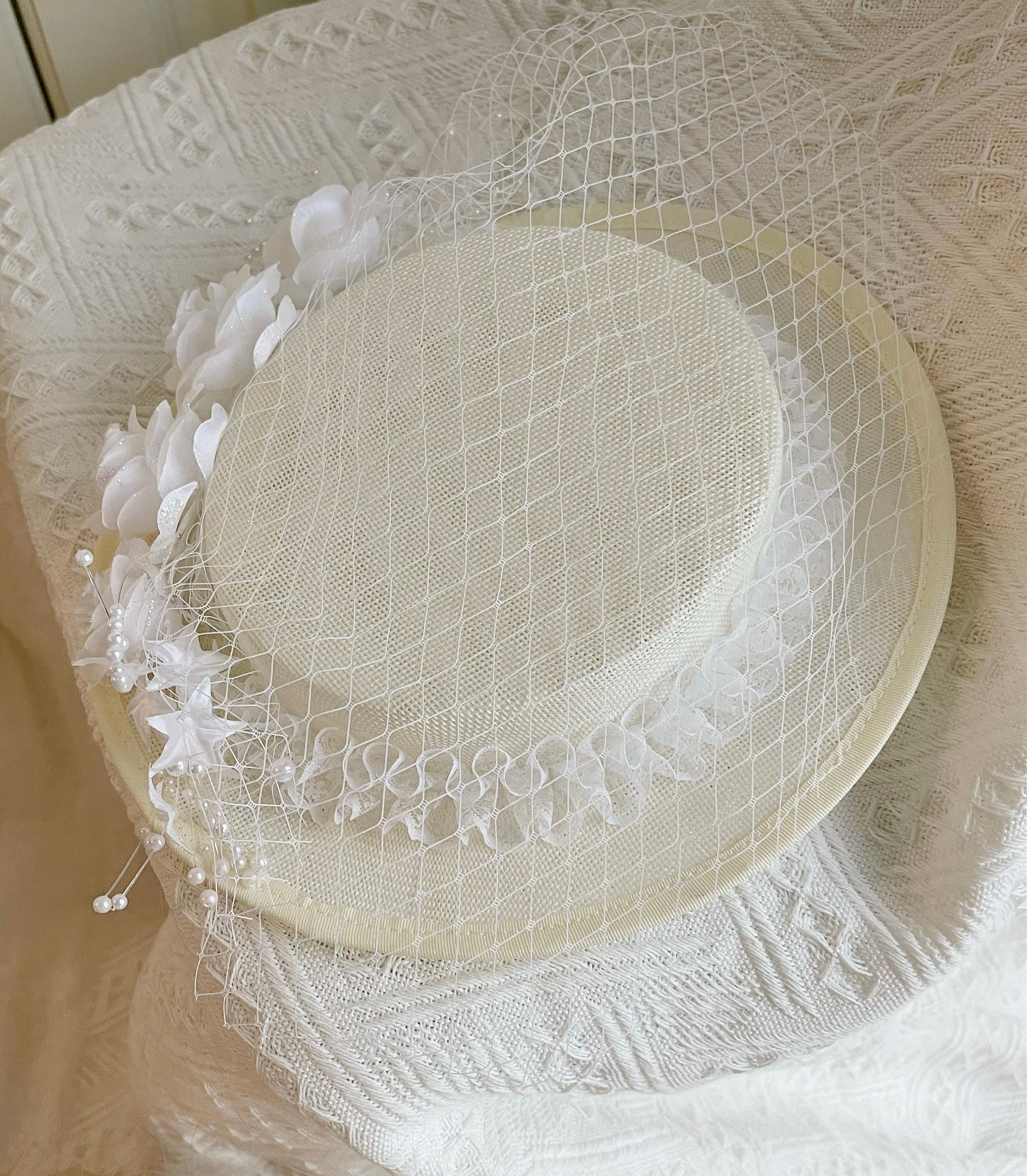 Vintage White Flower Lace Hat– The Cottagecore