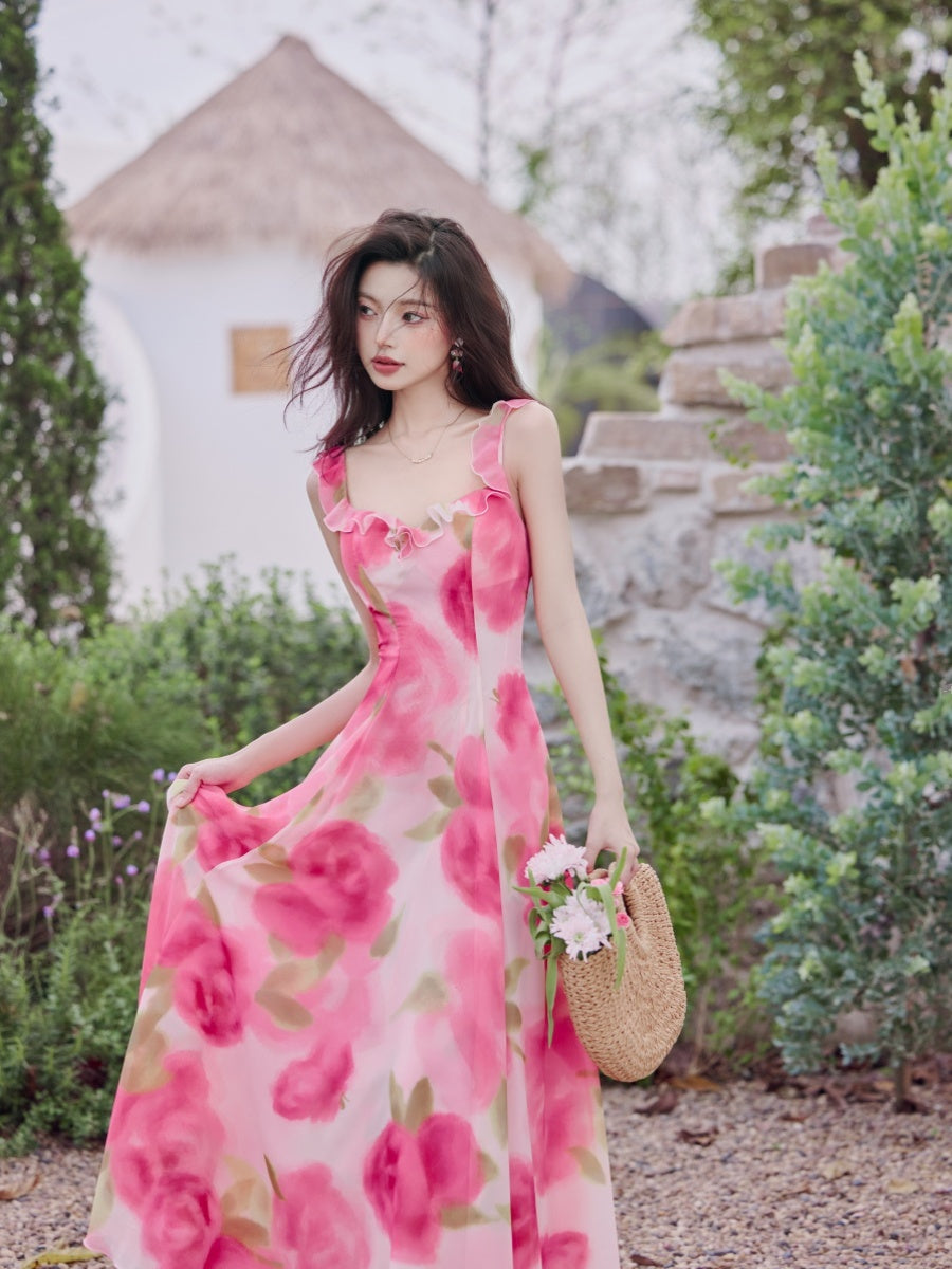 French Romance Rose Dress– The Cottagecore