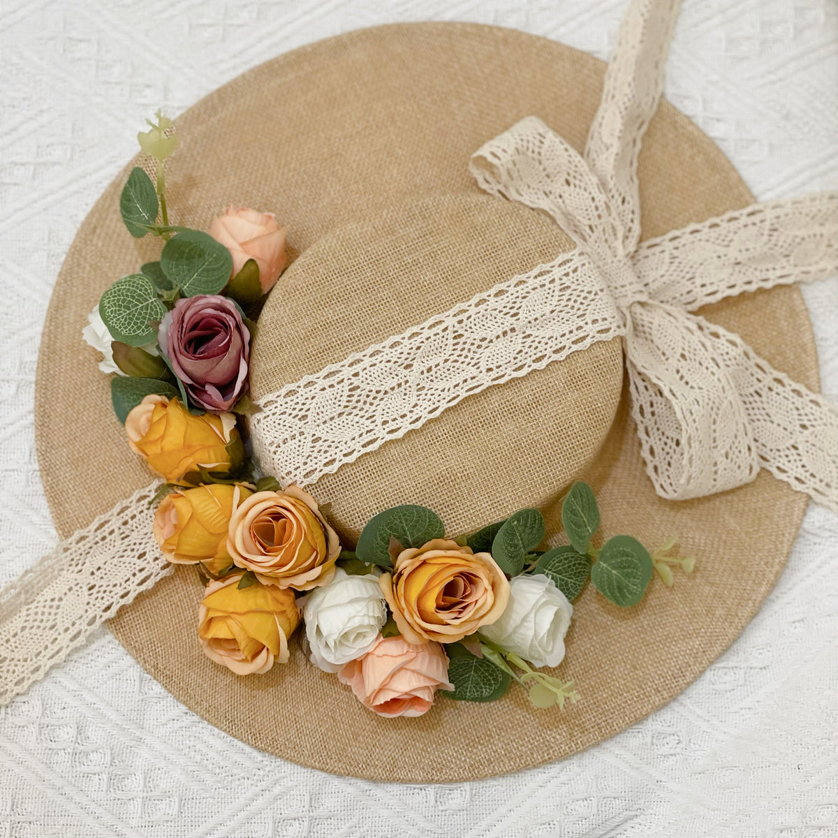 Rural Flower Lace Up Hat– The Cottagecore
