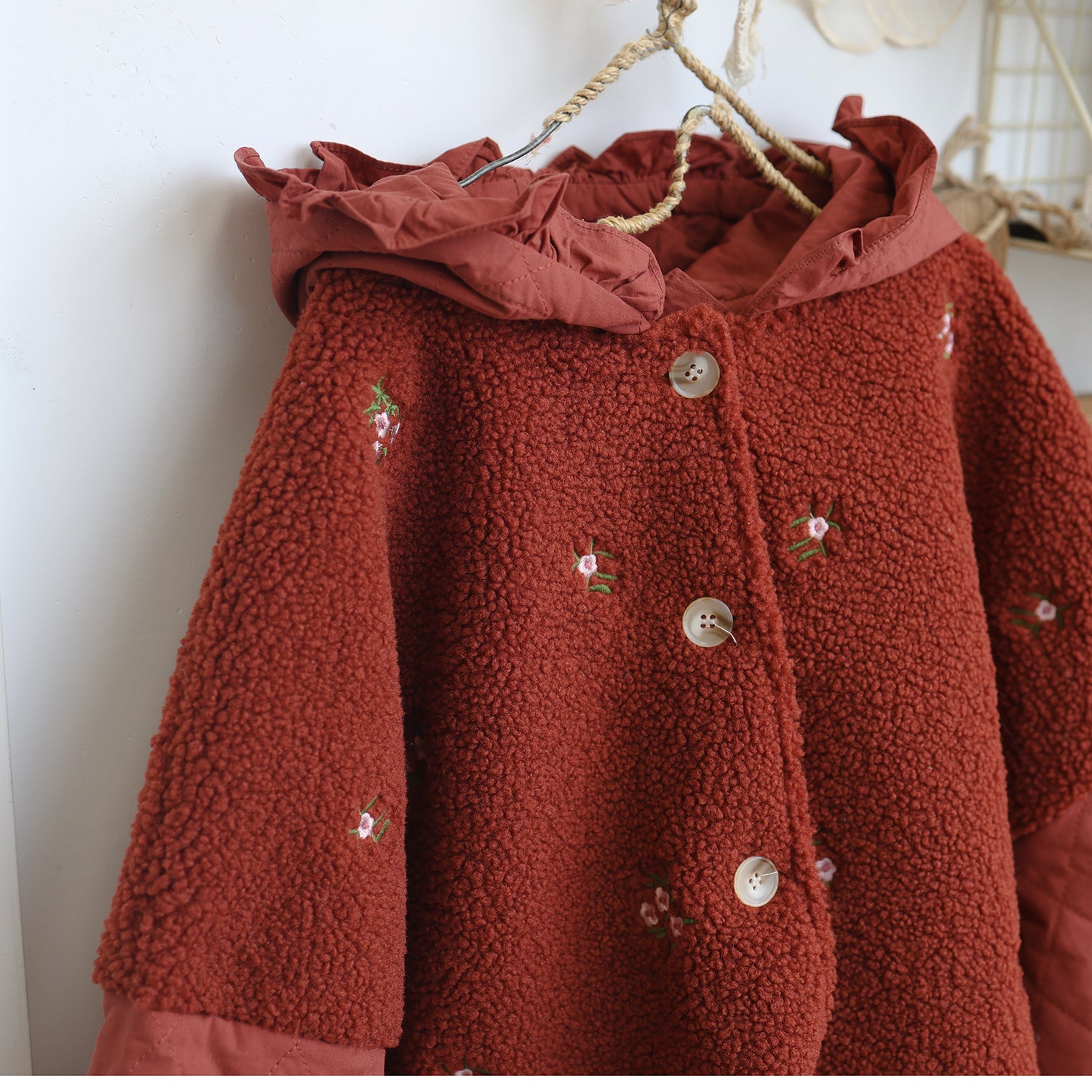 Fleece Quilted Hood Jacket– The Cottagecore