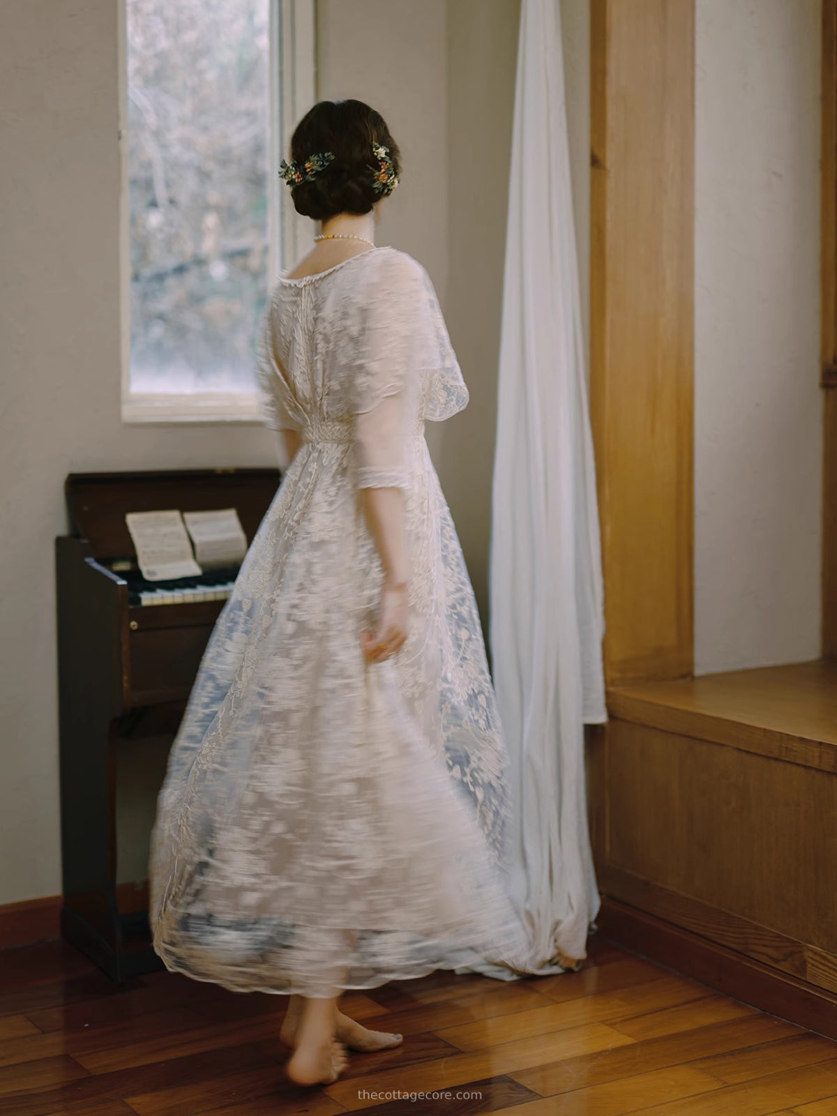 Embroidered Lace Dream Dress– The Cottagecore