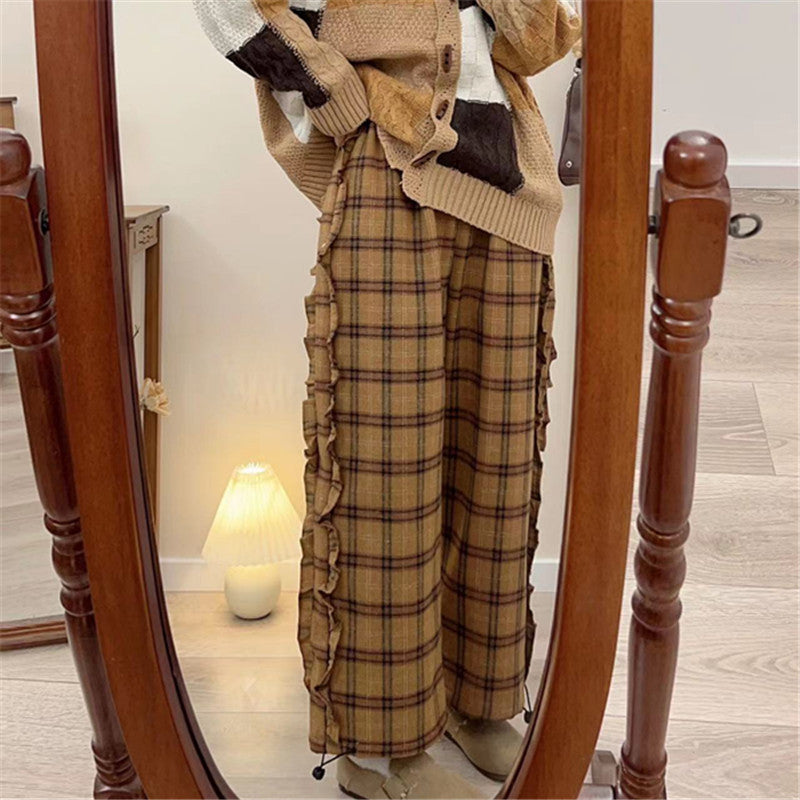 Wide Leg Plaid Pants– The Cottagecore