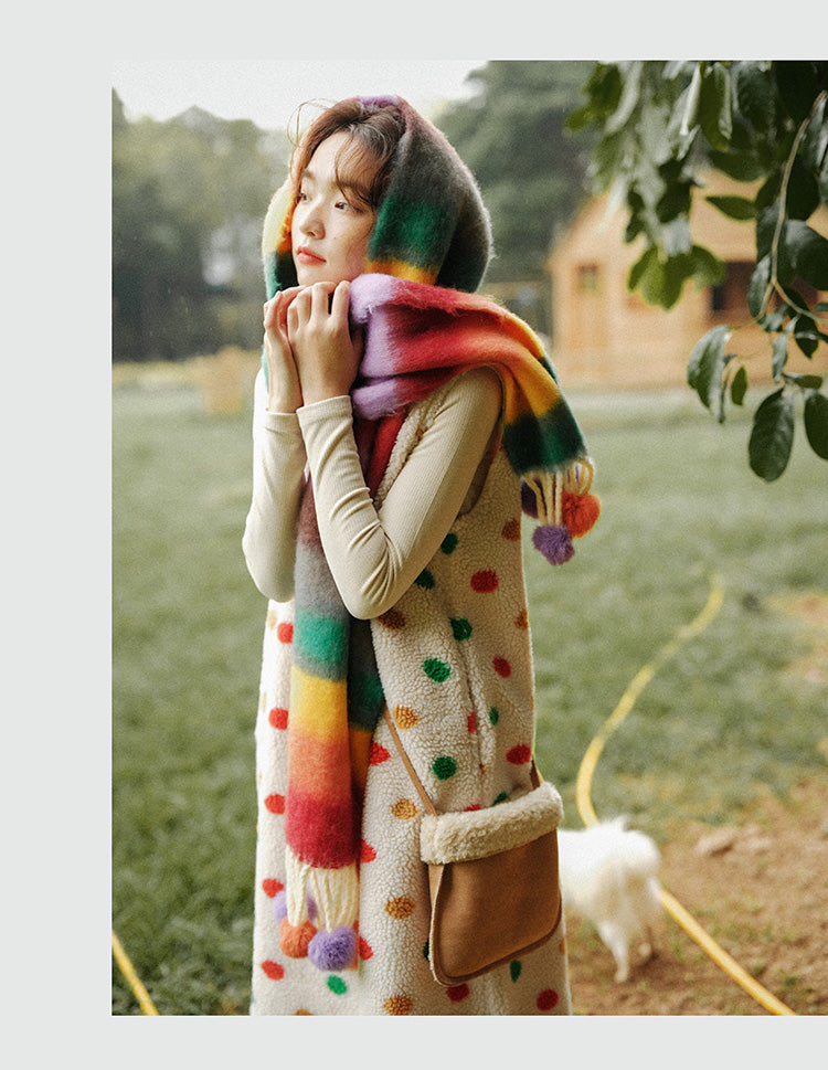 Super Cute Colorful Scarf– The Cottagecore