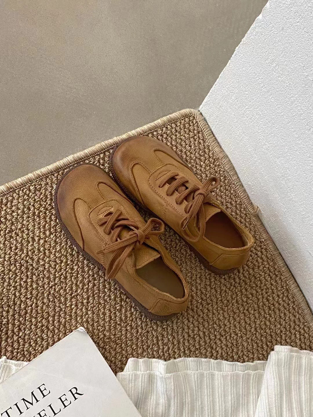 Handmade Lace Up Leather Shoes– The Cottagecore