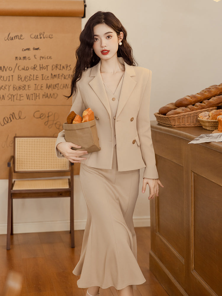 Classic Blazer Suit 3pcs Set– The Cottagecore