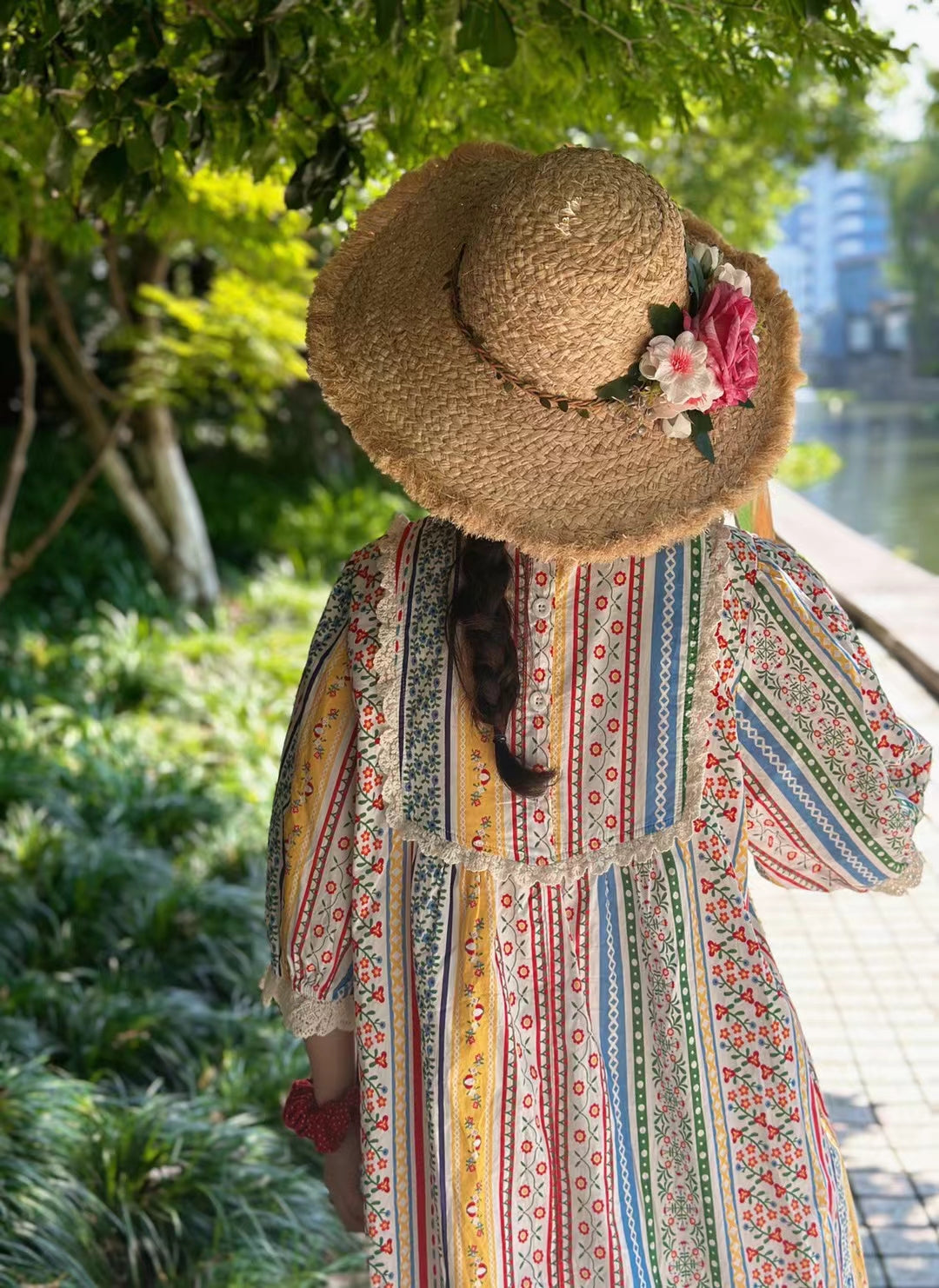 Forestcore Patchwork Dress– The Cottagecore