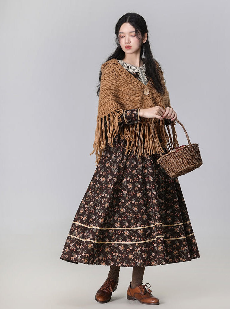 Handmade Hand Crochet Cape– The Cottagecore