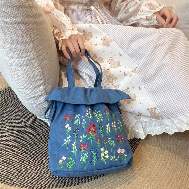 Naturecore Embroidered Handbag– The Cottagecore