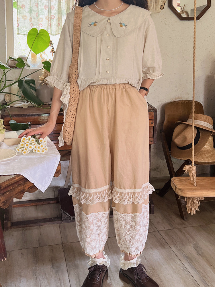 Cute Lace Trim Bloomers– The Cottagecore