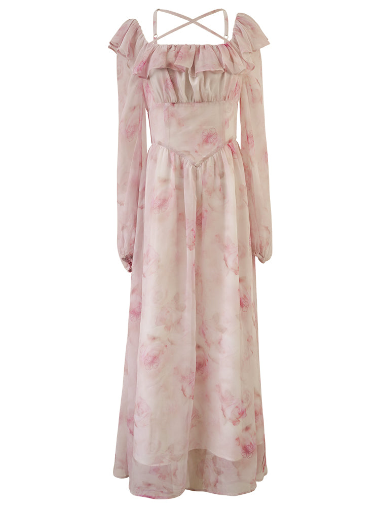 Printed Fairycore Dress– The Cottagecore