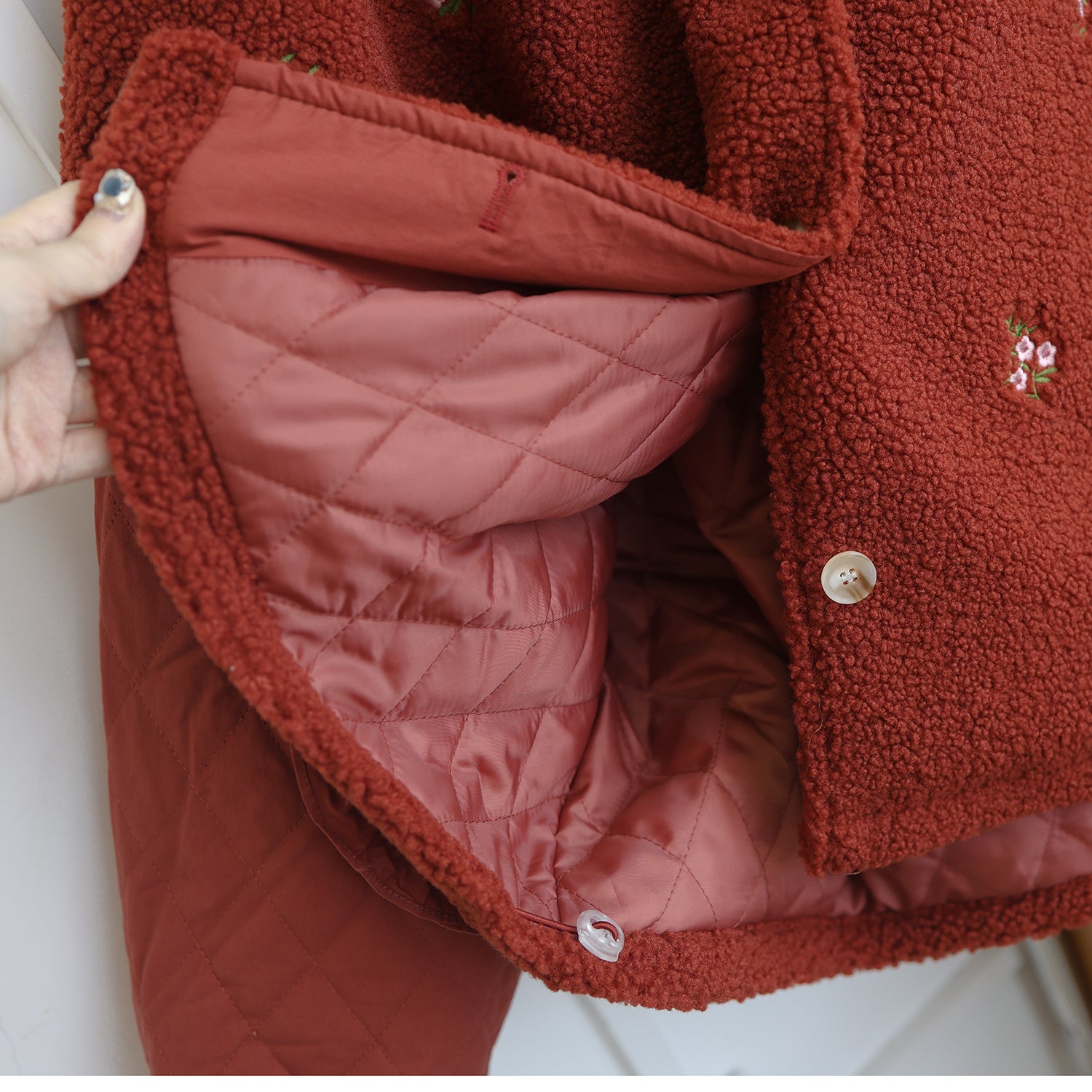 Fleece Quilted Hood Jacket– The Cottagecore