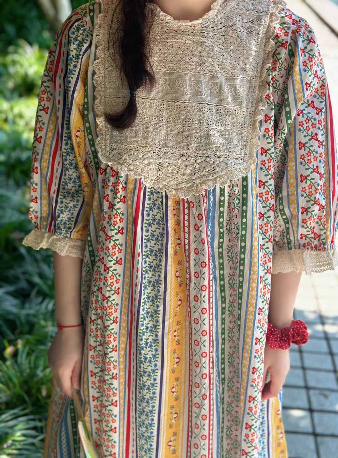 Forestcore Patchwork Dress– The Cottagecore