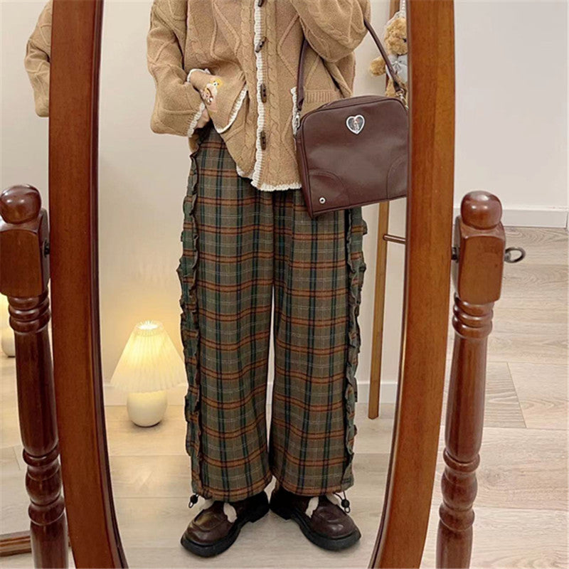 Wide Leg Plaid Pants– The Cottagecore