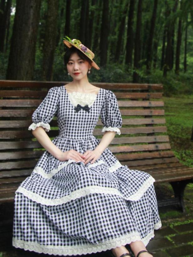 1950s Vintage Full Skirt Dress– The Cottagecore