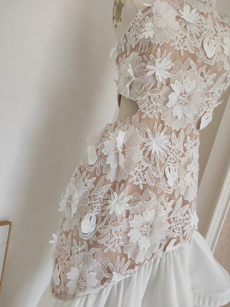 Romantic Embroidered Prom Dress– The Cottagecore