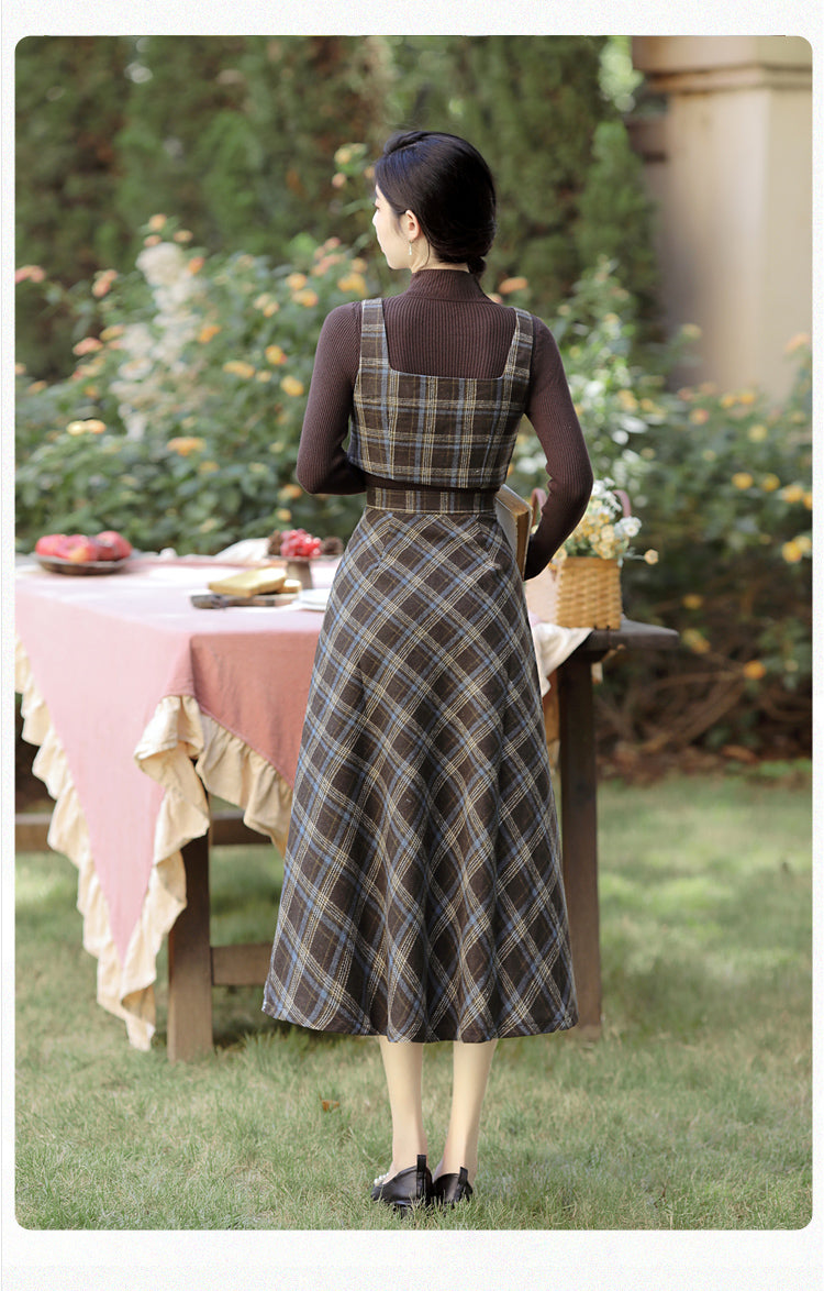 Dark Academia Plaid Set– The Cottagecore